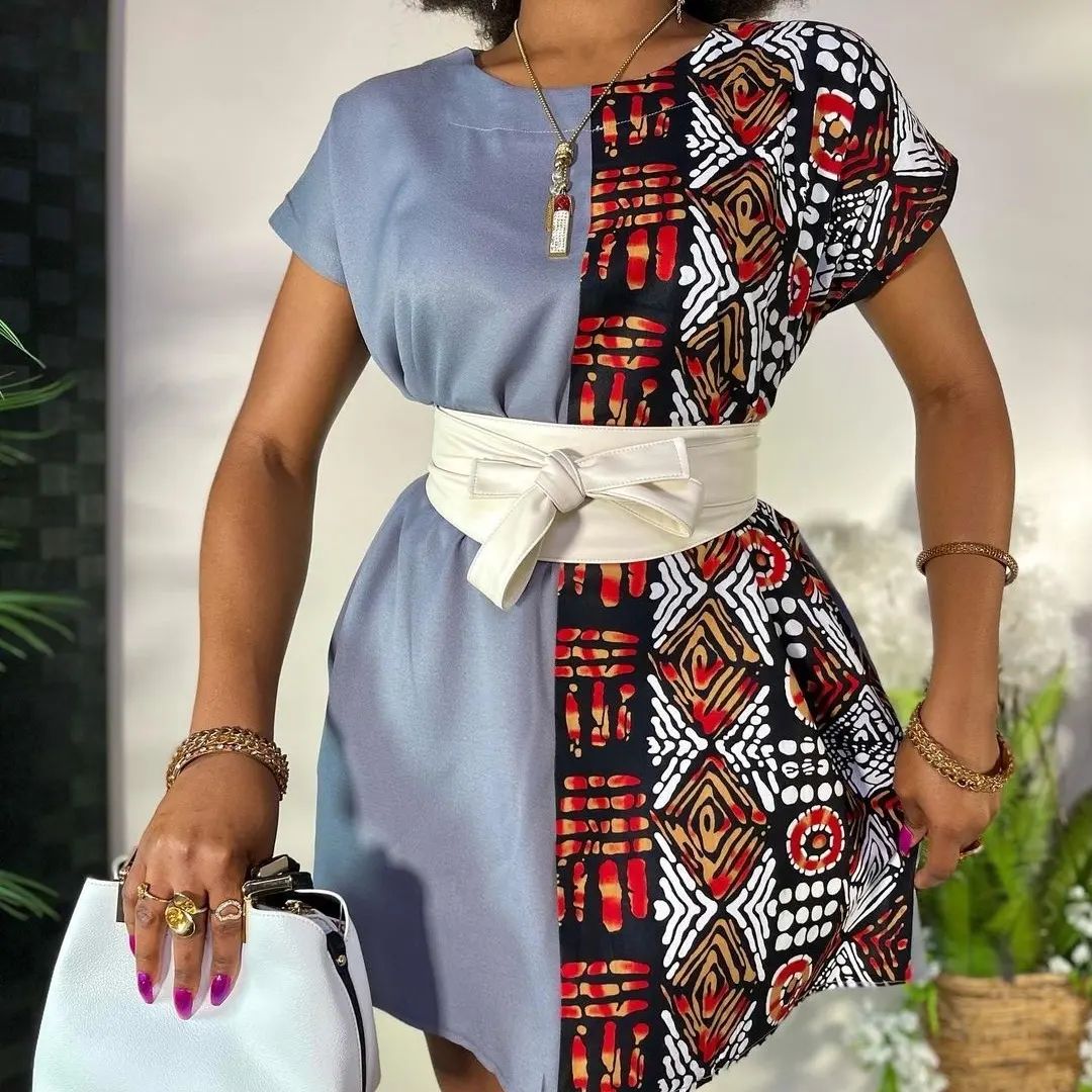 Ankara Plain And Pattern For Women